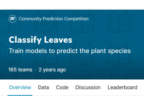 Kaggle-Classify Leaves | 花猪のBlog