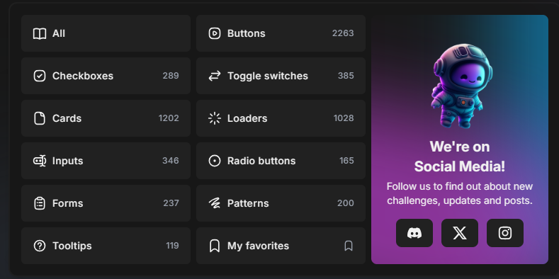 好看的开源静态UI库 | XIN's Blog | 前端开发 | Vue.js & JavaScript 技术分享