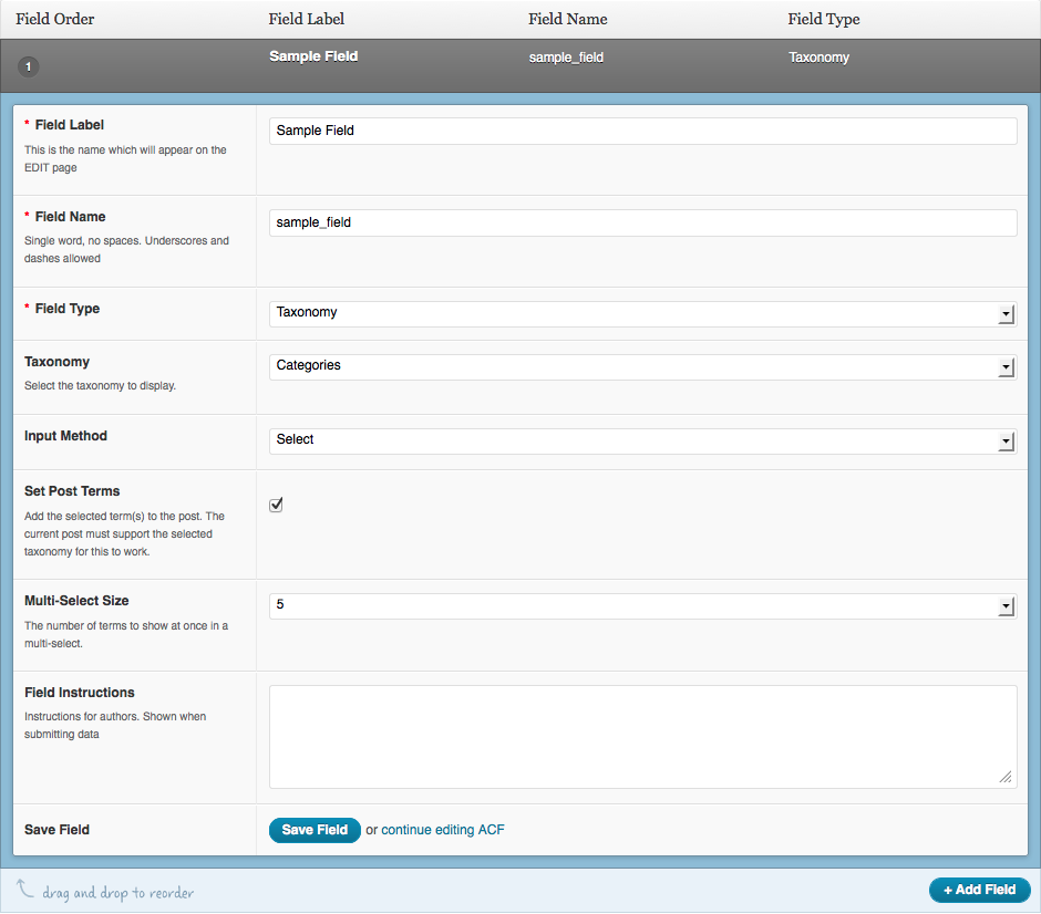Revision 3099413 Advanced Custom Fields Taxonomy Field Add Ontrunk